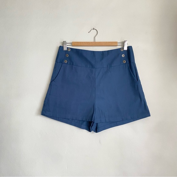 Urban Outfitters | Shorts | Navy Blue Sailor Shorts | Poshmark